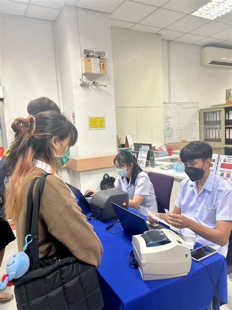 วันที่ 27 กุมภาพันธ์ 2566 ศูนย์บริการสุขภาพคณะสหเวชศาสตร์ ให้บริการตรวจสุขภาพแก่นักศึกษาคณะ