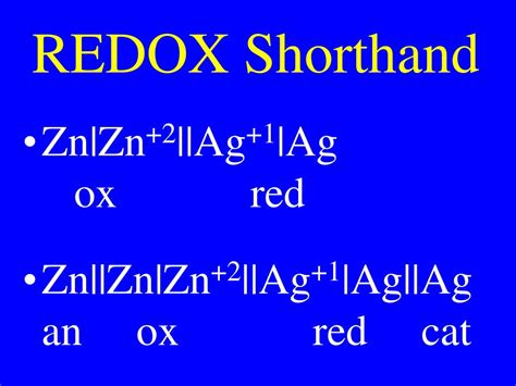 PPT Balance Redox Rxns PowerPoint Presentation Free Download ID 6390027