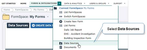 Create And Manage Data Sources