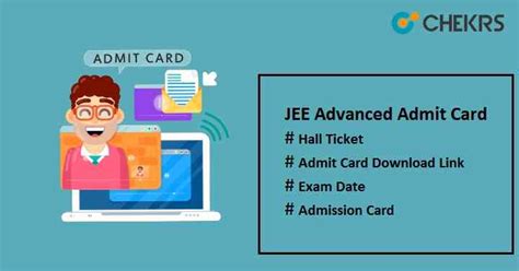 JEE Advanced Admit Card Download Hall Ticket Online Jeeadv Ac In