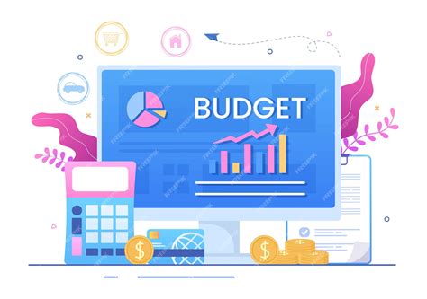 Premium Vector Budget Financial Analyst To Managing Or Planning