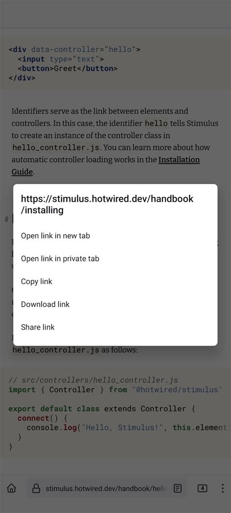 Multiple Links In `docs Handbook` Broken · Issue 671 · Hotwired Stimulus · Github