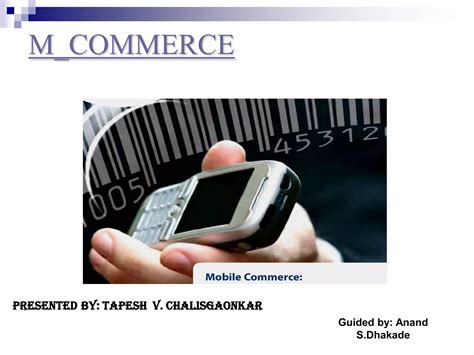 Mobile Commerce Ppt Pptx