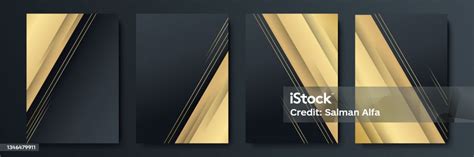 표지 브로셔 전단지 모바일 기술 응용 프로그램 및 온라인 서비스 타이포그래피 엠블럼 로고 배너를 위한 블랙 및 골드 디자인