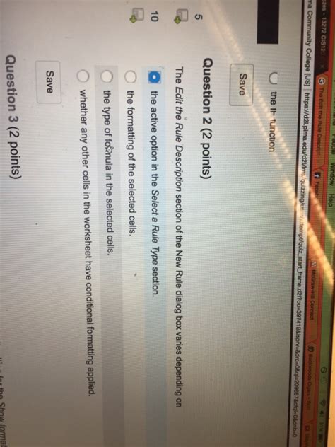 Solved The Edit The Rule Description Section Of The New Rule