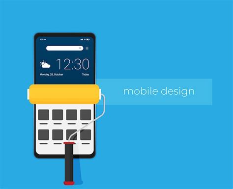 Premium Vector Mobile Application Interface Flat Vector