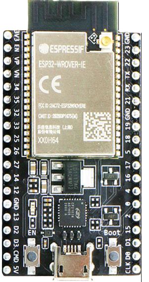 How To Use Esp32 Wrover Ie 38pin Pinouts Specs And Examples Cirkit Designer
