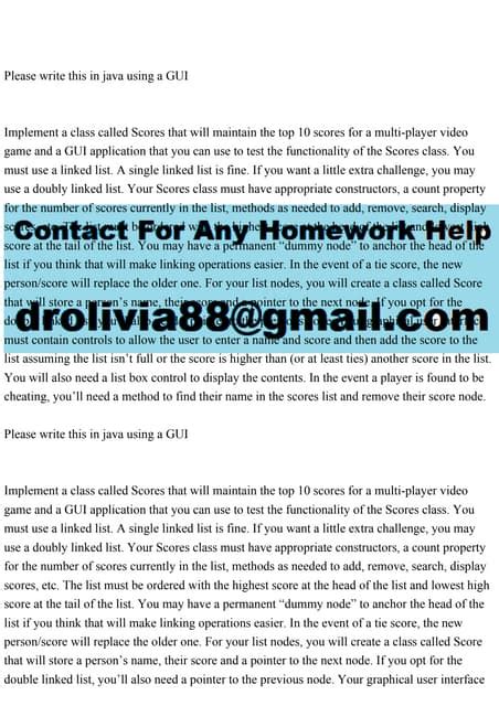 please write this in java using a guiimplement a class cal pdf