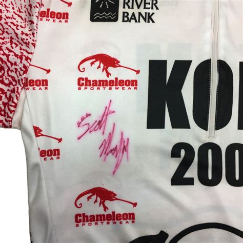 Scott Moninger Signed 2001 Cascade Cycling Classic Kom Jersey Horton Collection