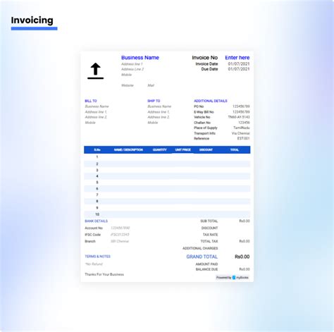 Free GST Tax Bill Service Bill Format Guide Zetran