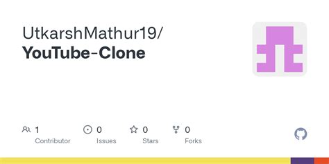 Github Utkarshmathur19youtube Clone