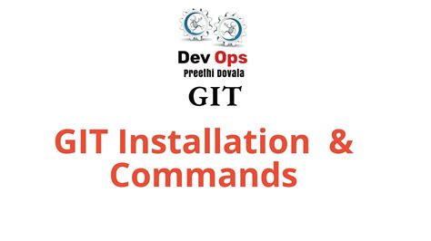 Git Installation Commands Youtube