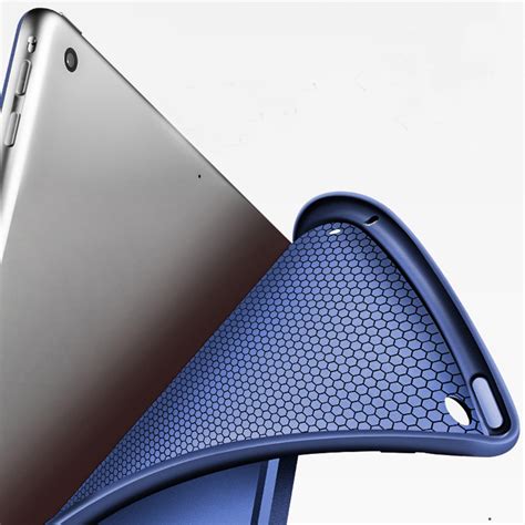 Perfect Silicone Navy Blue Ipad Air Case Cover Ipc Cheap Cell Phone Case With Keyboard For Sale