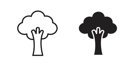 Tree Vecor Icon Set 52578521 Vector Art At Vecteezy