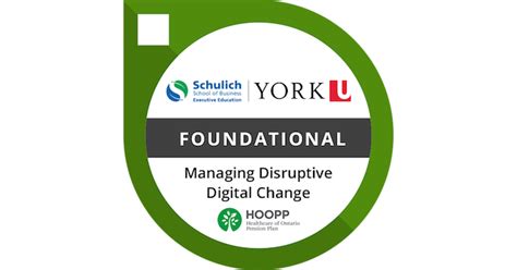 Managing Disruptive Digital Change Credly