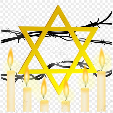 나치 전쟁 일러스트 국제 홀로 코스트 기념일을 기념하는 촛불 철망 세계 대전 Png 일러스트 무료 다운로드 Lovepik