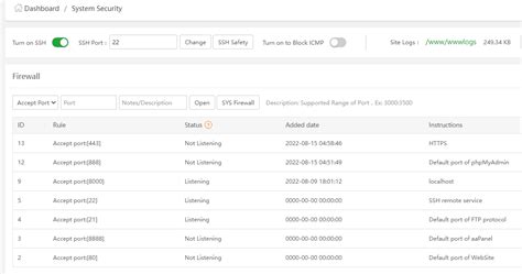Stop Nginx Server Aapanel Free Hosting Control Panel One Click
