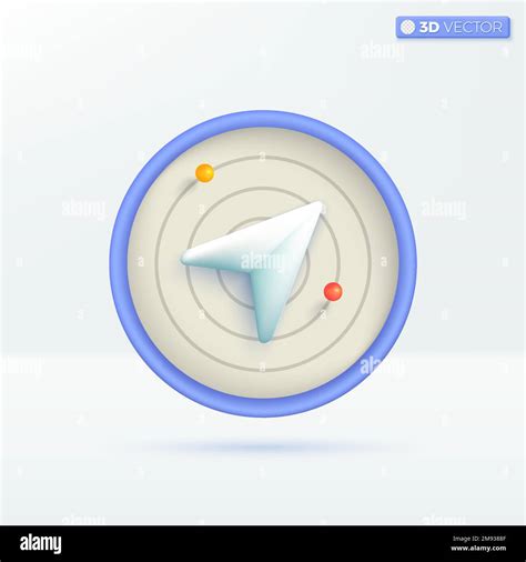Compass Icon Symbols Cartography Geolocation Position Finding