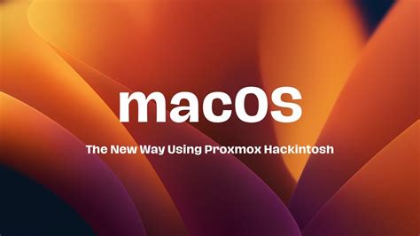 Hackintosh The New Way Using Proxmox 2gb Download Youtube