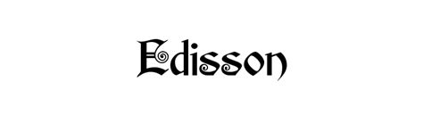 Edison Font | Download for Free - FFonts.net