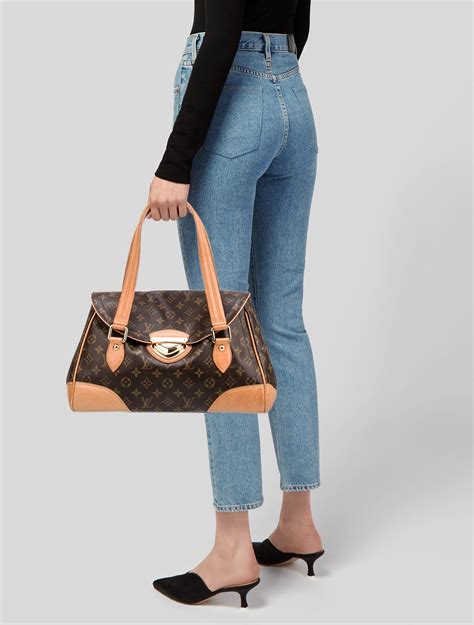 Louis Vuitton Monogram Beverly Gm Brown Shoulder Bags Handbags
