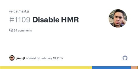 Disable Hmr · Issue 1109 · Vercelnextjs · Github