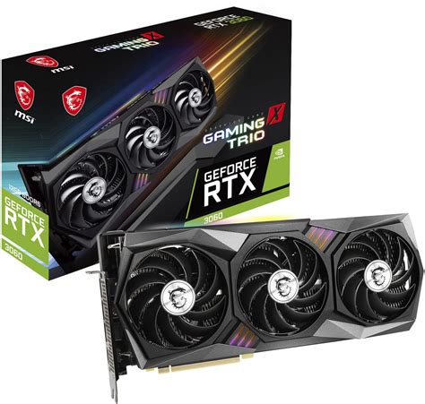 Best Buy: MSI NVIDIA GeForce RTX 3060 Gaming X Trio 12G 12GB GDDR6 PCI ...