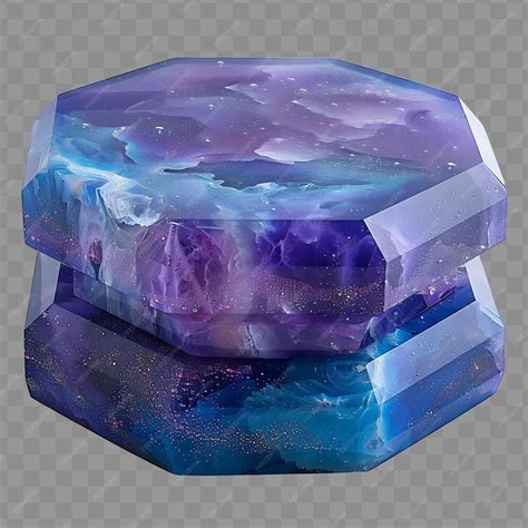 Premium Psd Hexagonal 2tier Smooth And Polished Have A S Isolated