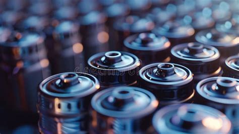 Innovative Energy Solutions In A Close Up Of A Lithium Ion Cell Pack