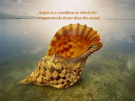 Anger Is A Condition In Which The Tongue Works Faster Than The Mind