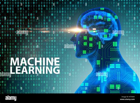 Machine Learning Concept D Rendering Stock Photo Alamy