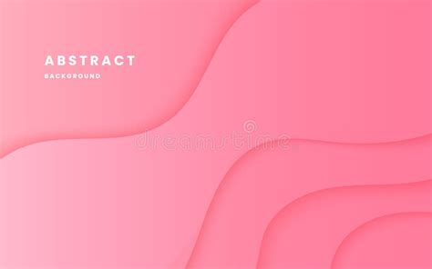 Pink Gradient Background Dynamic Wavy Light And Shadow Liquid Dynamic Shapes Abstract