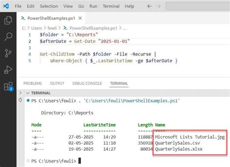 How To Find Files Modified Between Dates Using Powershell