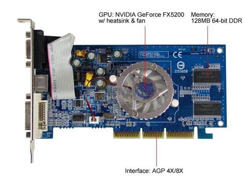 Chaintech Geforce Fx 5200 Video Card Sh5200 128 Dvi