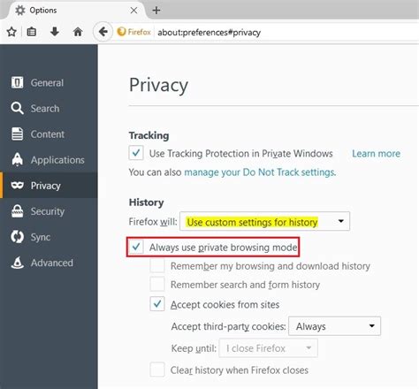 How To Make Firefox In Normal Mode Work The Same As In Private Browsing
