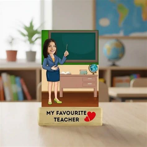 Teacher Caricature T Personalized Unique Keepsake Tech Global