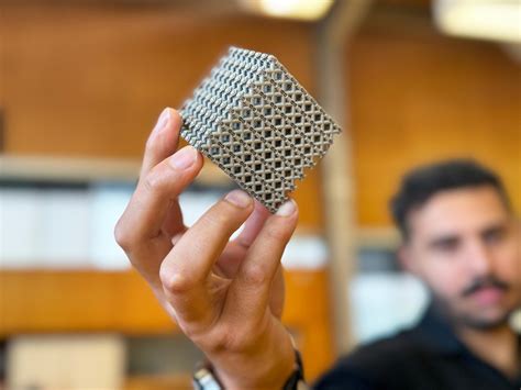 Supernatural Strength 3d Printed Titanium Structure Is 50 Stronger