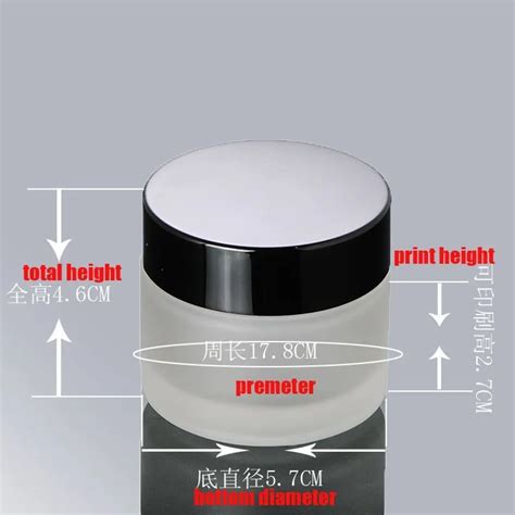 300 шт лот партия 50 г 50 мл матовая стеклянная банка для крема стеклянная бутылка с