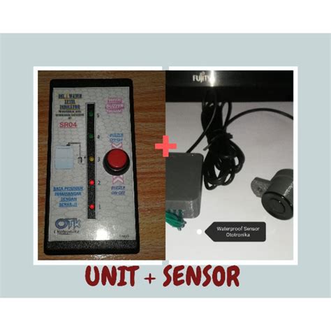 Jual Water Level Indicator Water Level Monitoring With Ultrasonic Waterproof Sensor Shopee