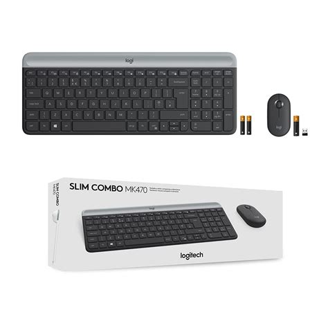Logitech SLIM WIRELESS KEYBOARD AND MOUSE COMBO MK470 At Rs 4000 Piece Noida ID 27212779162
