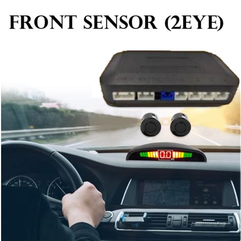 Car Parking Sensor Kit With Led Display 25 28 2 Sensors Reverse Radar Sensor Sound Alert