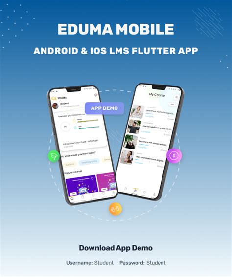 eduma mobile flutter lms mobile app for ios and android buy apps themes ui templates