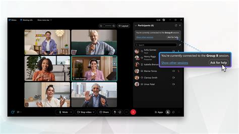 Ask For Help During A Breakout Session