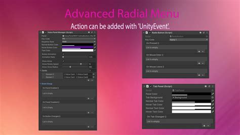 Advanced Radial Menu