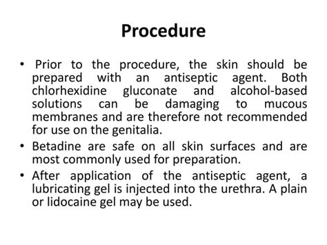 Cystoscopy Renal Tests In The Patients Pptx