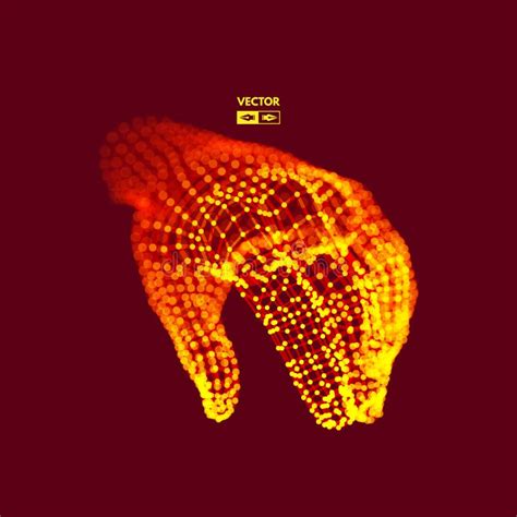 Human Arm Hand Model Connection Structure Future Technology Concept Stock Illustration