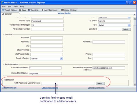 About Email Notifications For Business Processes