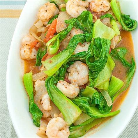 Ginisang Pechay With Ground Pork And Shrimp Sauteed Bok Choy Recipe