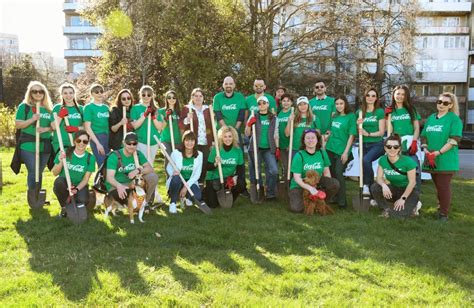 Nearly 200 Trees Were Planted In Sofia By Volunteers From The Coca Cola System