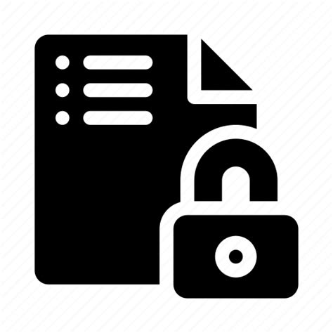 Encryption Cybersecurity Security Data Protection Privacy Icon